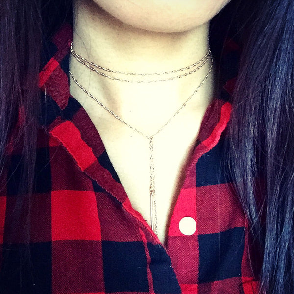 Candace Twisted Metal Chain Choker – Trellis Lane Boutique